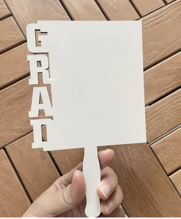 Sublimation Blank - GRAD (Graduation) Handheld sign